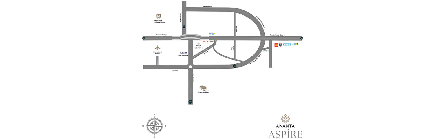Location Map – Ananta Aspire